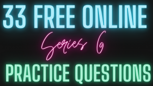 Free Series 6 Study Materials - PassMasters